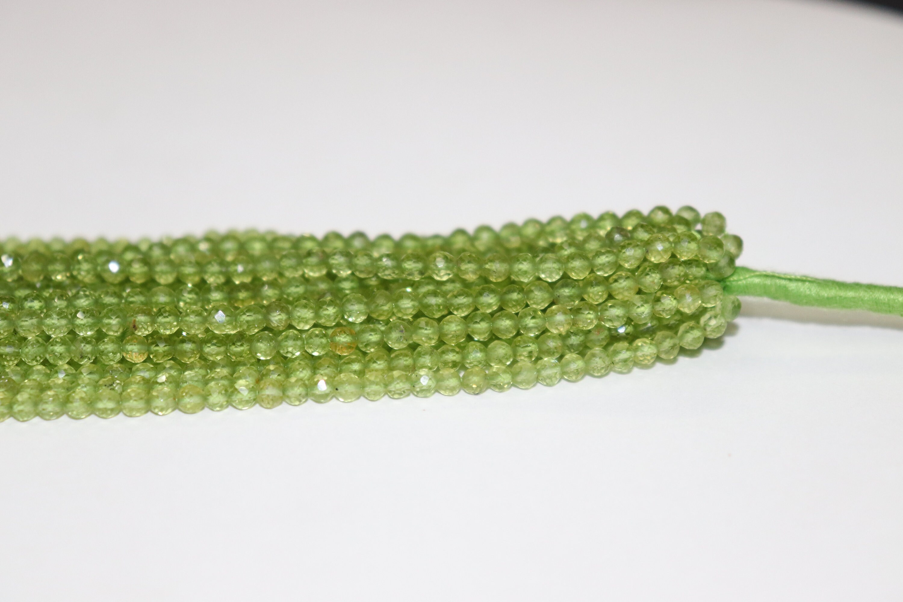 Peridot Faceted Round Shape Beads Peridot Round Beads Peridot Faceted ...