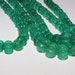 Green Onyx Smooth Carved Rondelle Shape Beads Green Onyx - Etsy