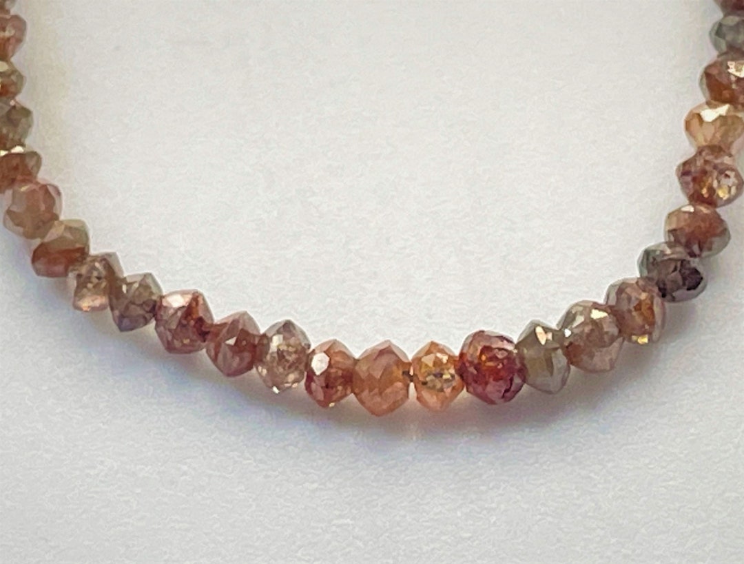 Buy Natural Red Diamond Faceted Rondelle Beads 2.5mm Red Diamond ...