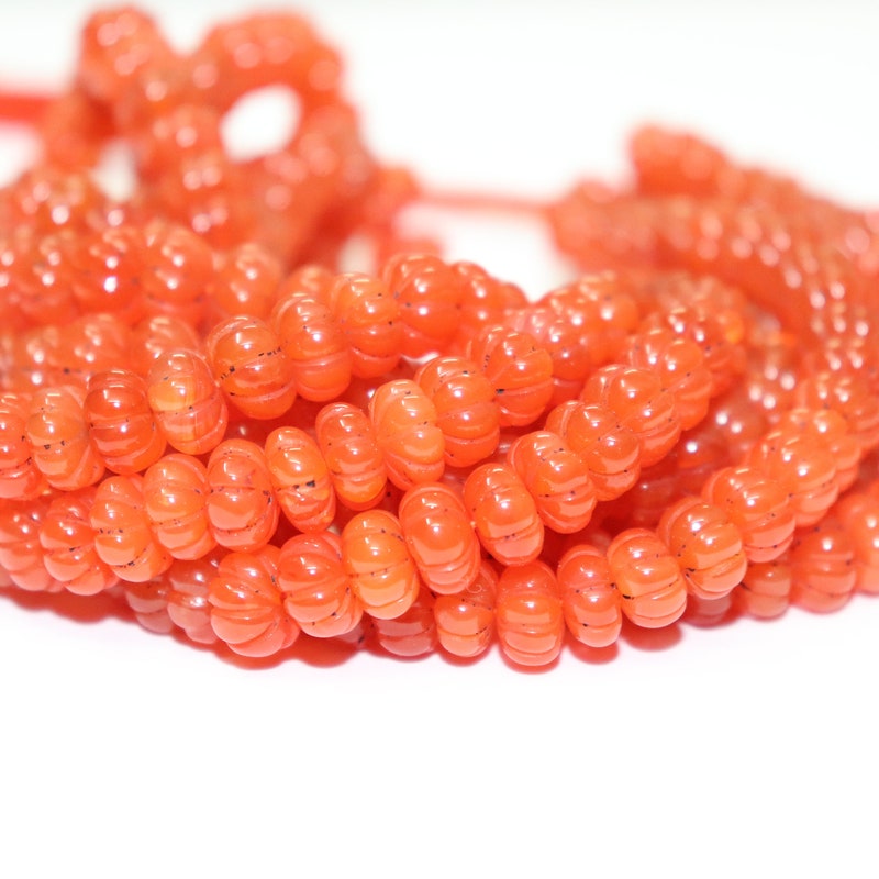 Carved Melon Beads - Etsy