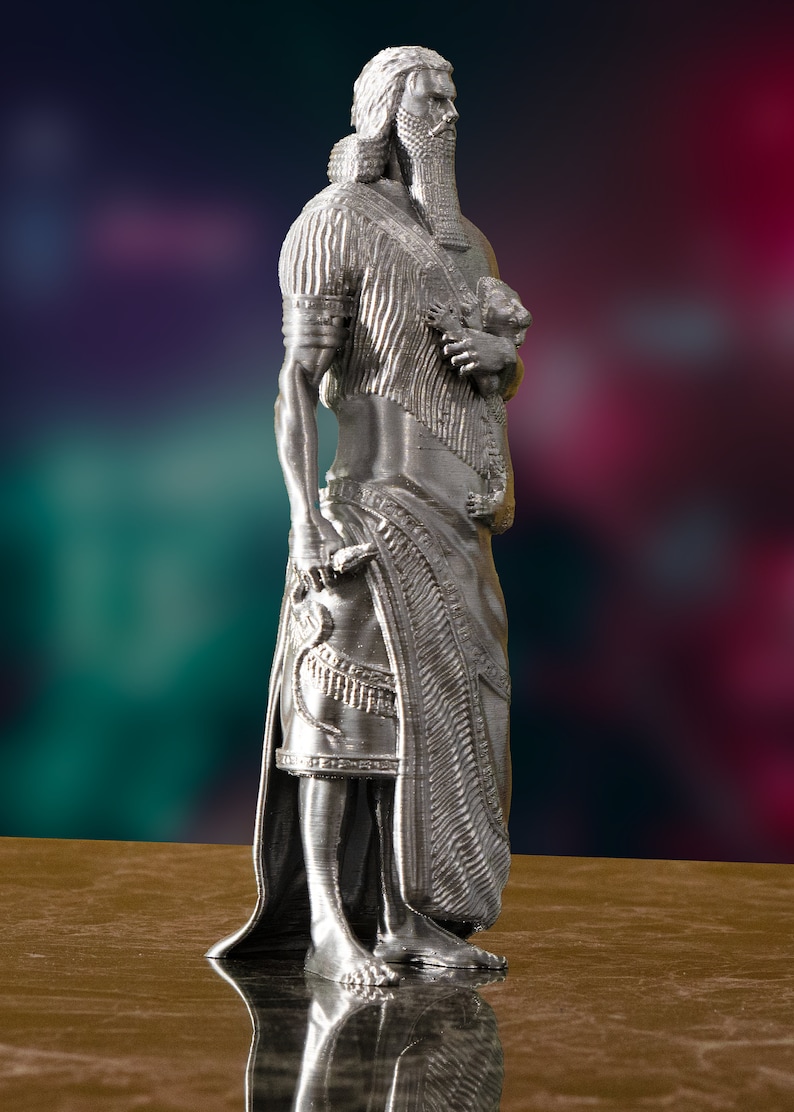 Assyrian Gilgamesh 3D Print Medium Size - Etsy
