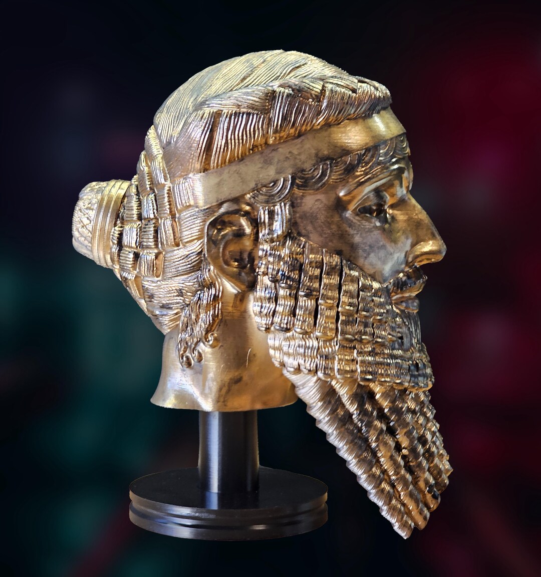 King Sargon of Akkad Bust - Etsy