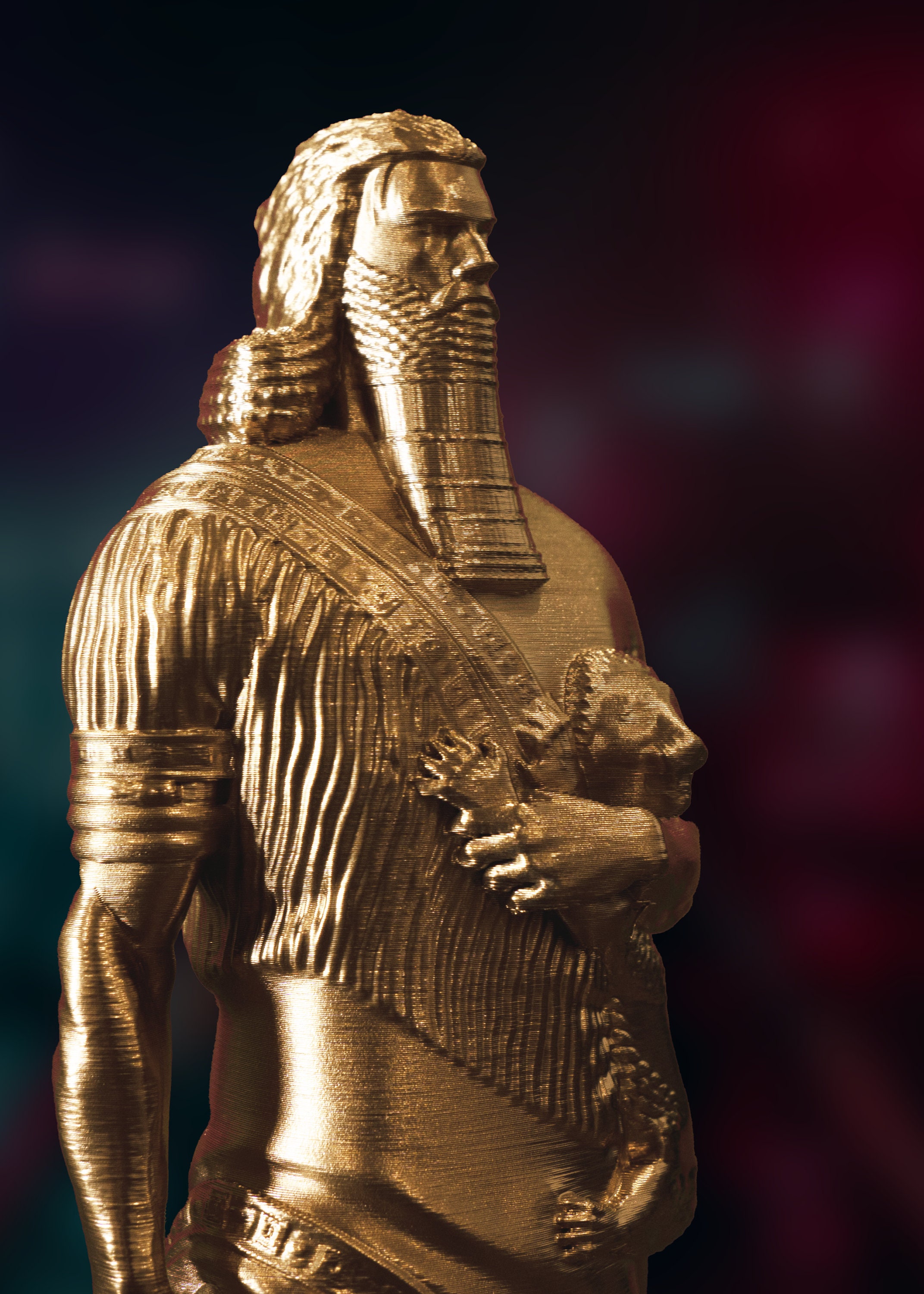 Assyrian Gilgamesh 3D Print Medium Size - Etsy