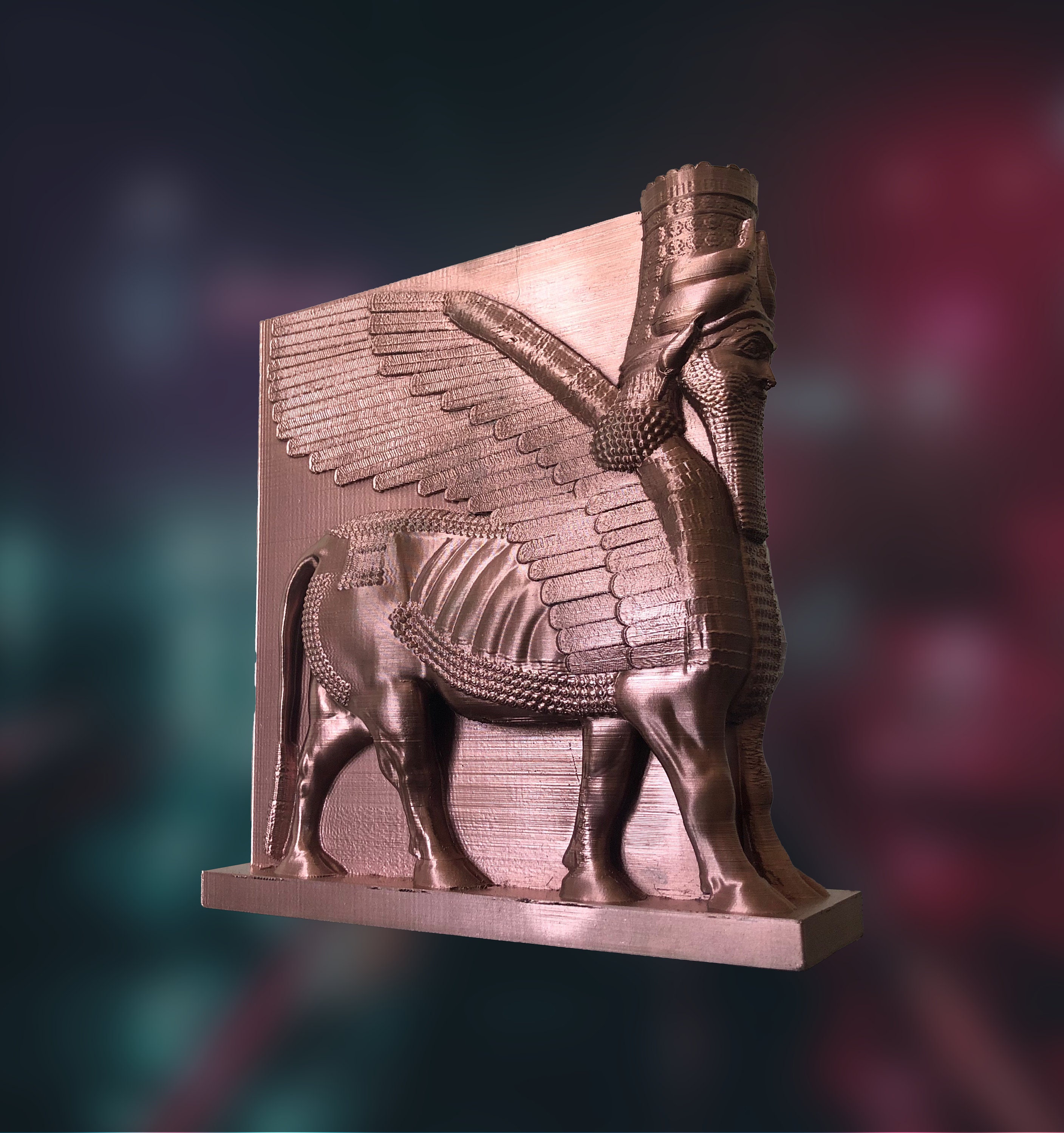 Assyrian Lamassu 3D Print Medium Size - Etsy