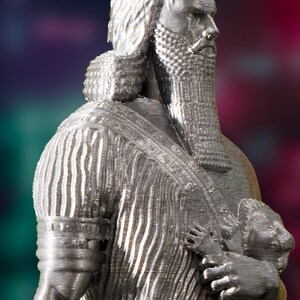 Assyrian Gilgamesh - 3D Print - Medium Size - Etsy