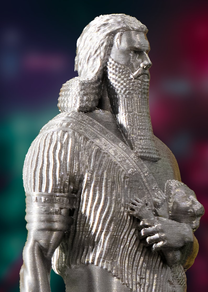 Assyrian Gilgamesh - 3D Print - Medium Size - Etsy
