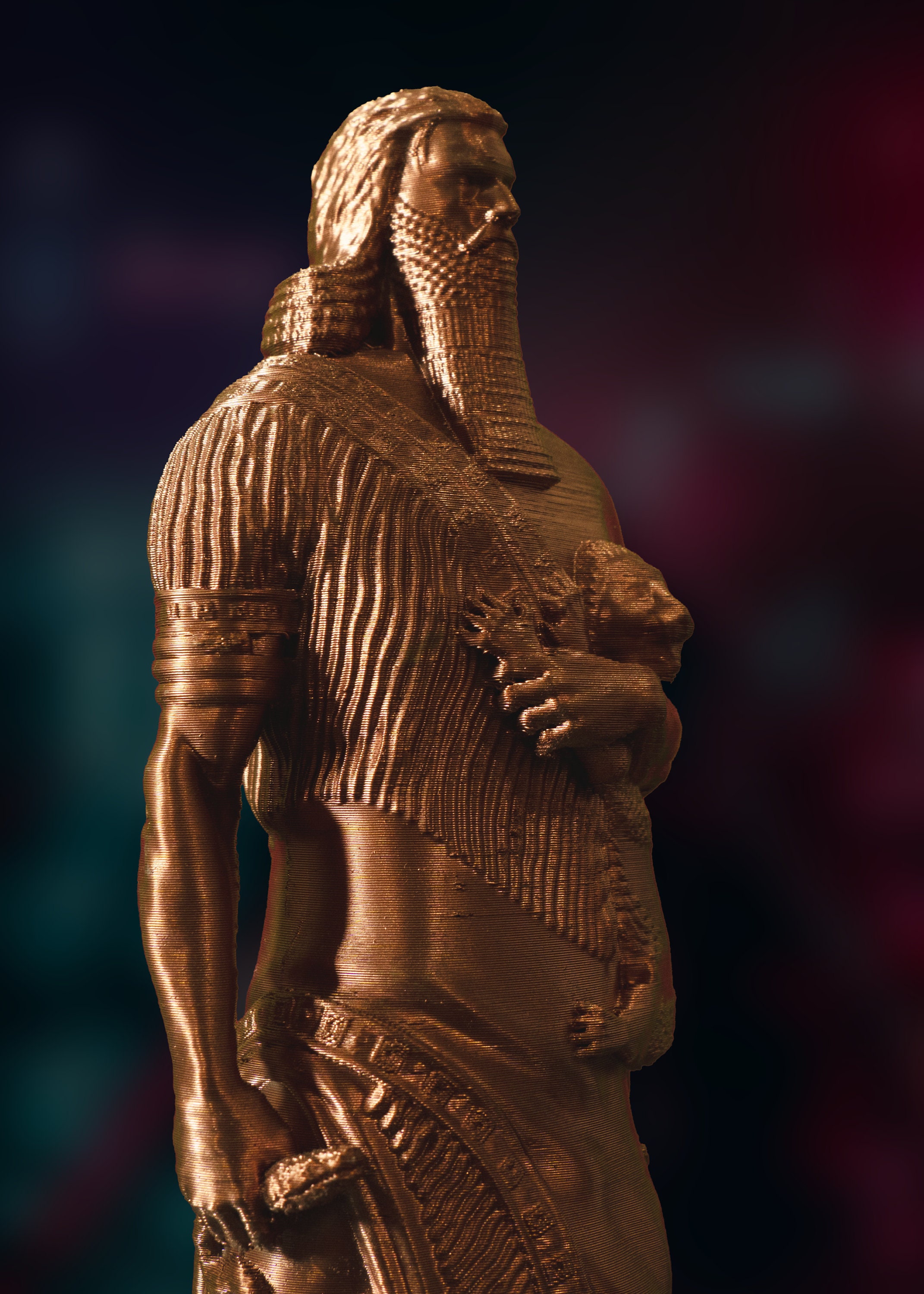 Assyrian Gilgamesh 3D Print Medium Size - Etsy