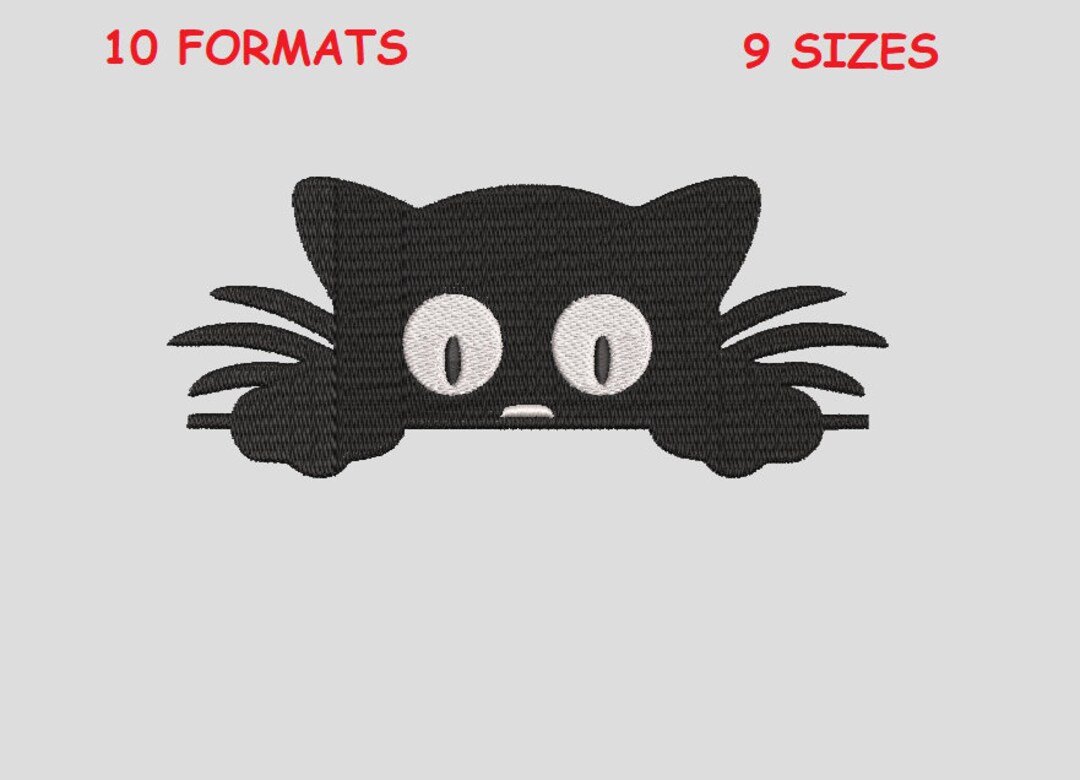 Cat Embroidery Design,cat Head Designs - Instant Download, 09 - Etsy