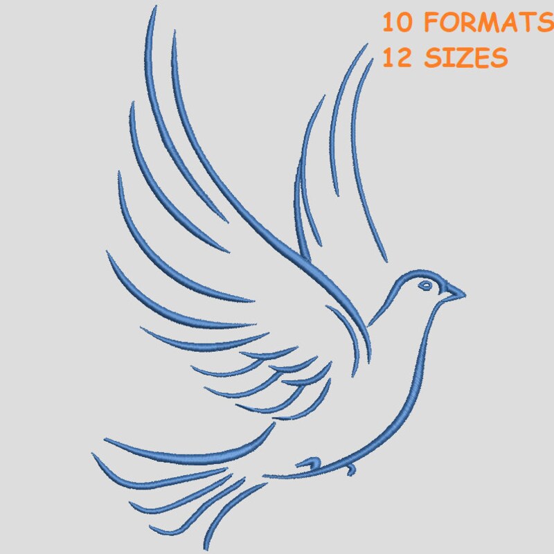 Doves Embroidery - Etsy