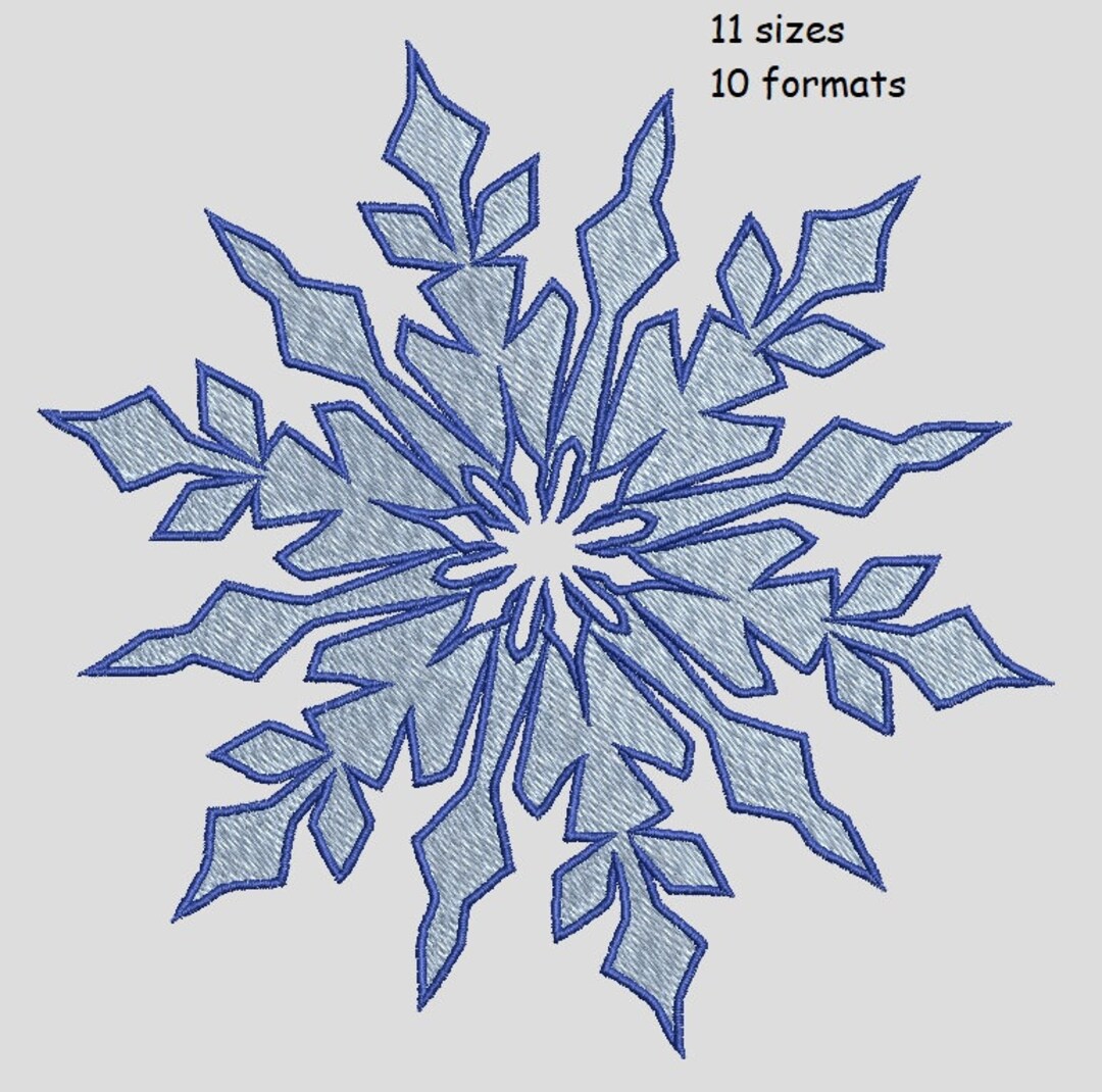 Snowflake Embroidery Designs, Christmas Snowflake Designs, Winter ...