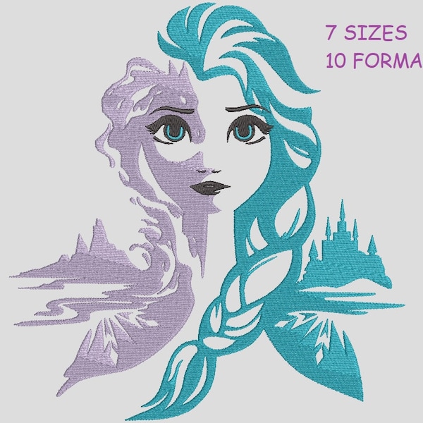 Frozen Embroidery - Etsy