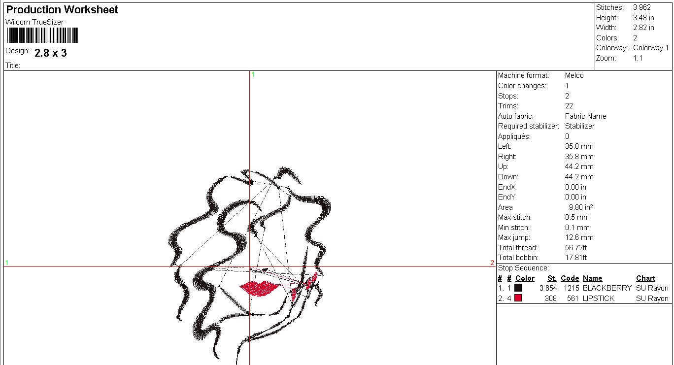 Girl Embroidery Design, Face Girl Embroidery Designs,woman Face ...