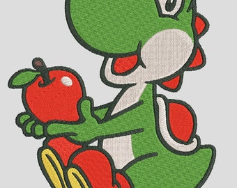 Yoshi Embroidery | Etsy