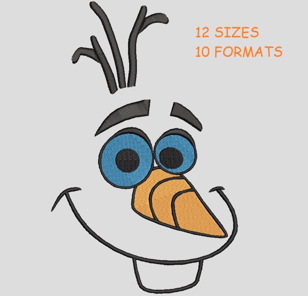 Olaf Embroidery Design,frozen Embroidery Designs,anna Embroidery ...