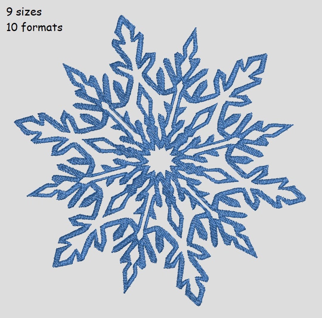 Snowflake Embroidery Designs, Christmas Snowflake Designs, Winter ...