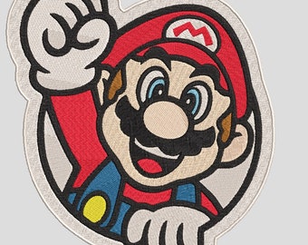 Mario Embroidery | Etsy