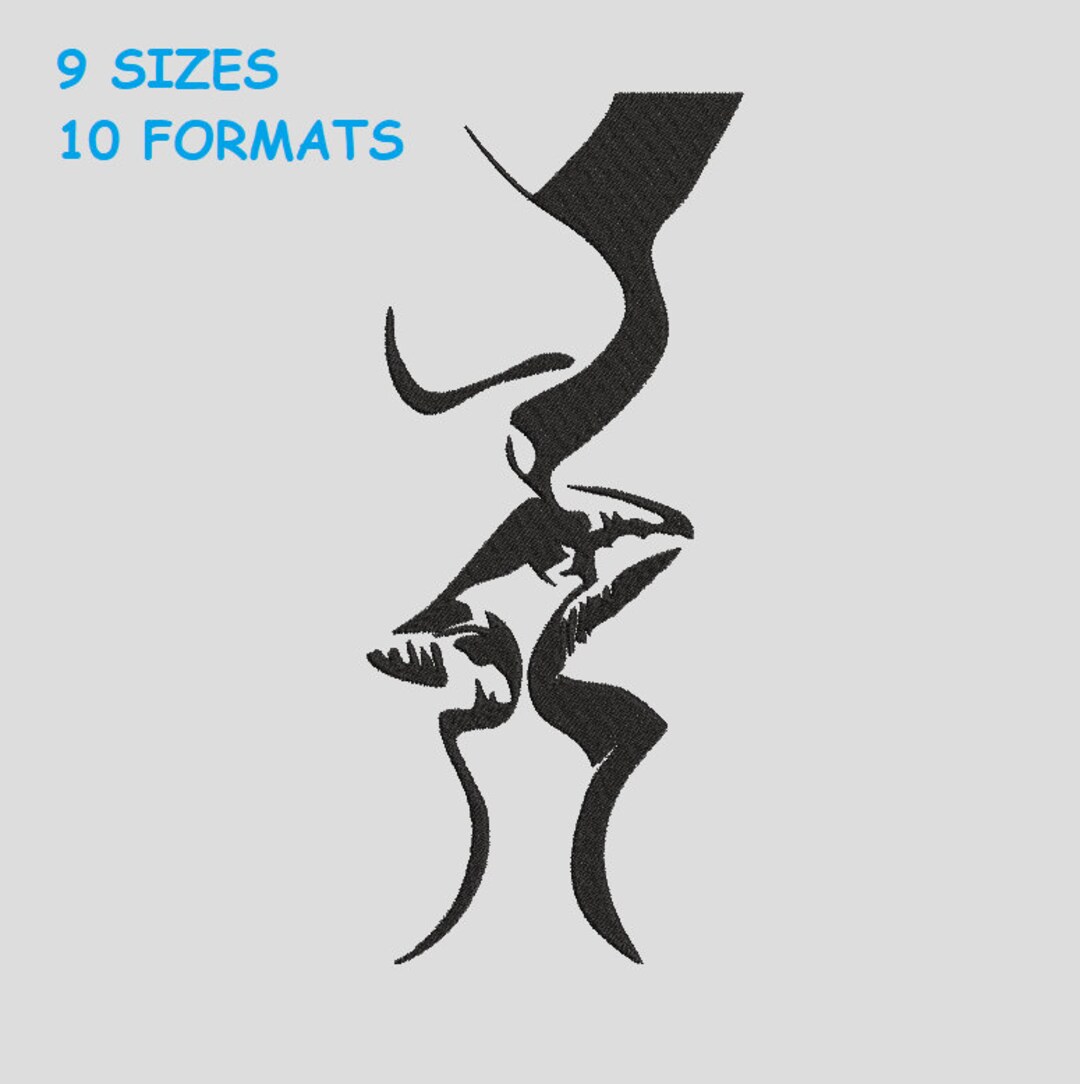 Kiss Embroidery Design - Instant Download - Etsy