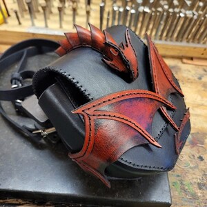 Dragon, Pouch, Bag, Leather Dragon Bag, Crossbody Dragon Bag ...