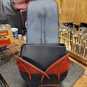 Dragon, Pouch, Bag, Leather Dragon Bag, Crossbody Dragon Bag ...