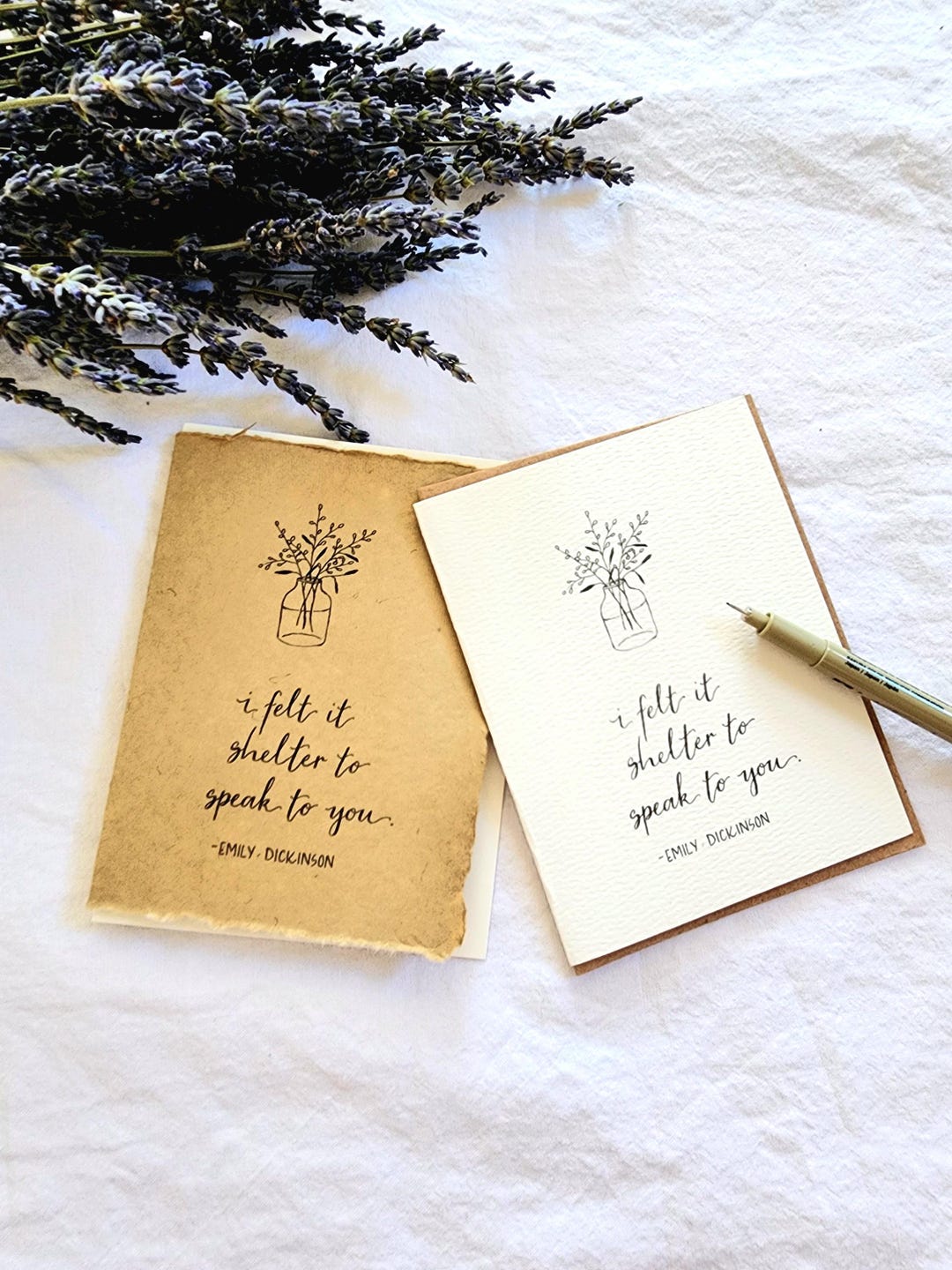 Hand Drawn and Handwritten Greeting Cards - Etsy