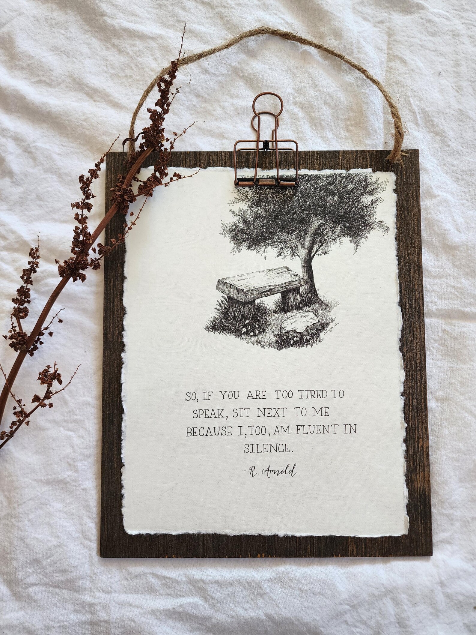 Vintage Inspired Original Hand Drawn & Hand Lettered Print for Display ...