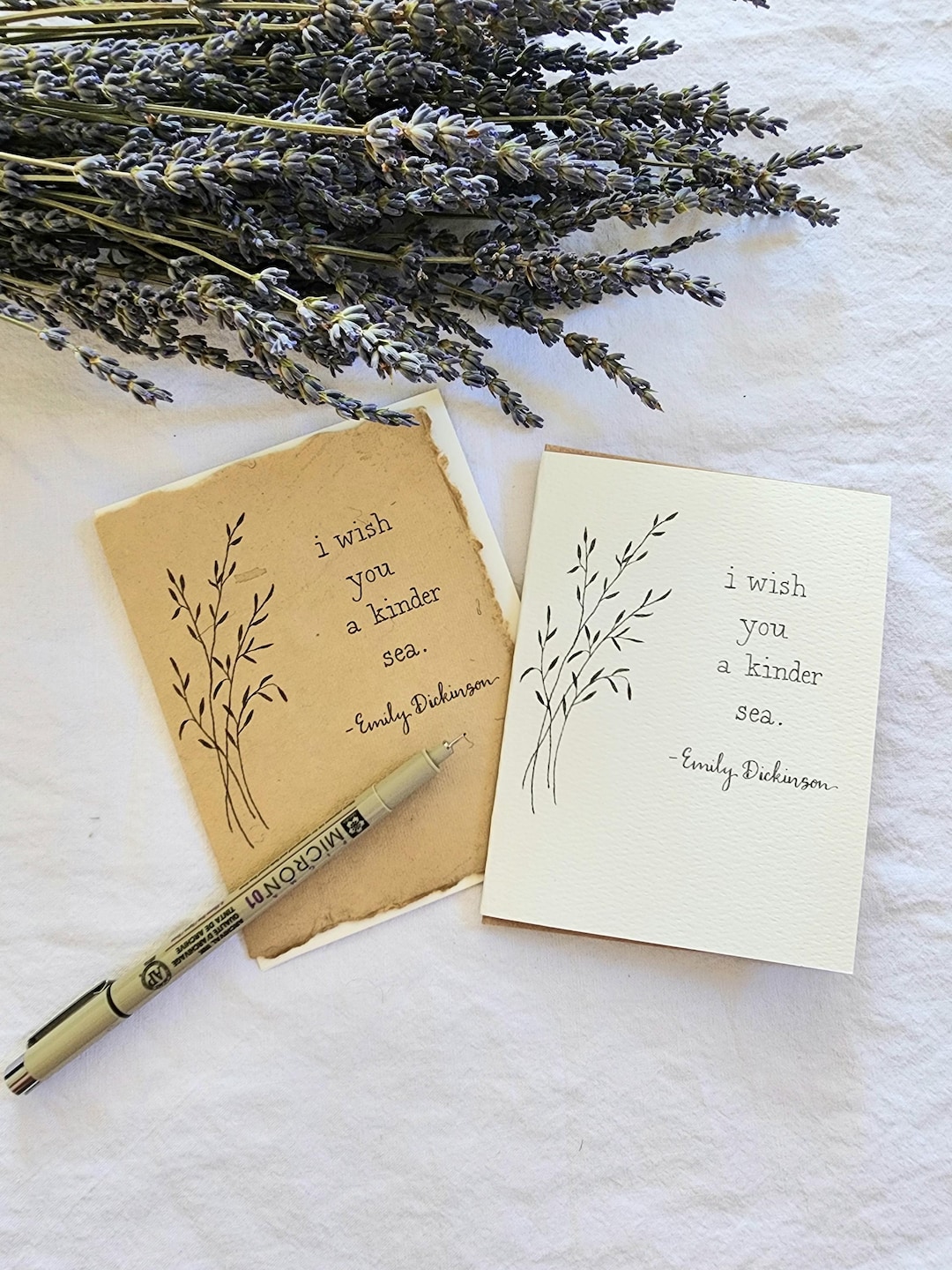 Hand Drawn and Handwritten Greeting Cards - Etsy