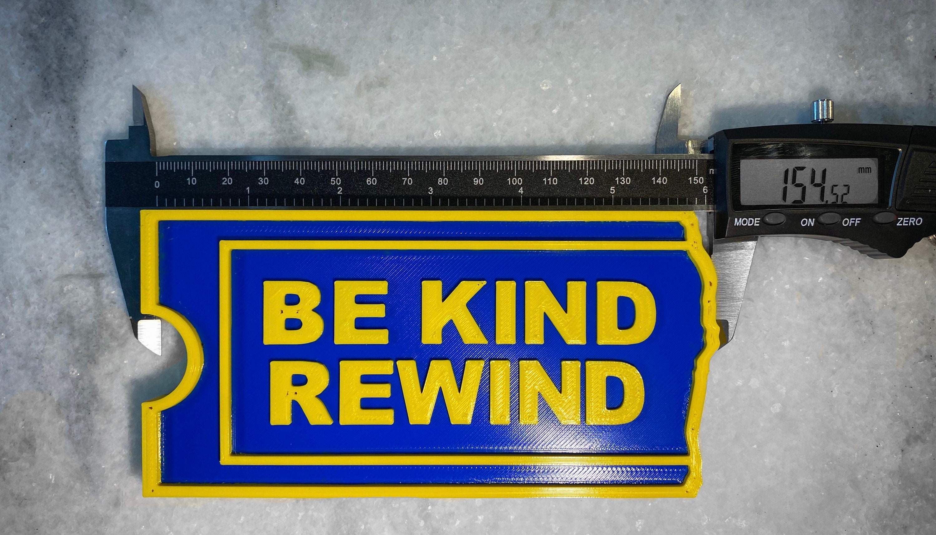 Be Kind Rewind Sign — Blockbuster Video Retro Nostalgia Gift, 90s VHS ...