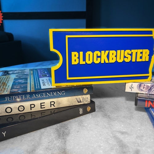 Blockbuster Video Decoration Sign - Etsy