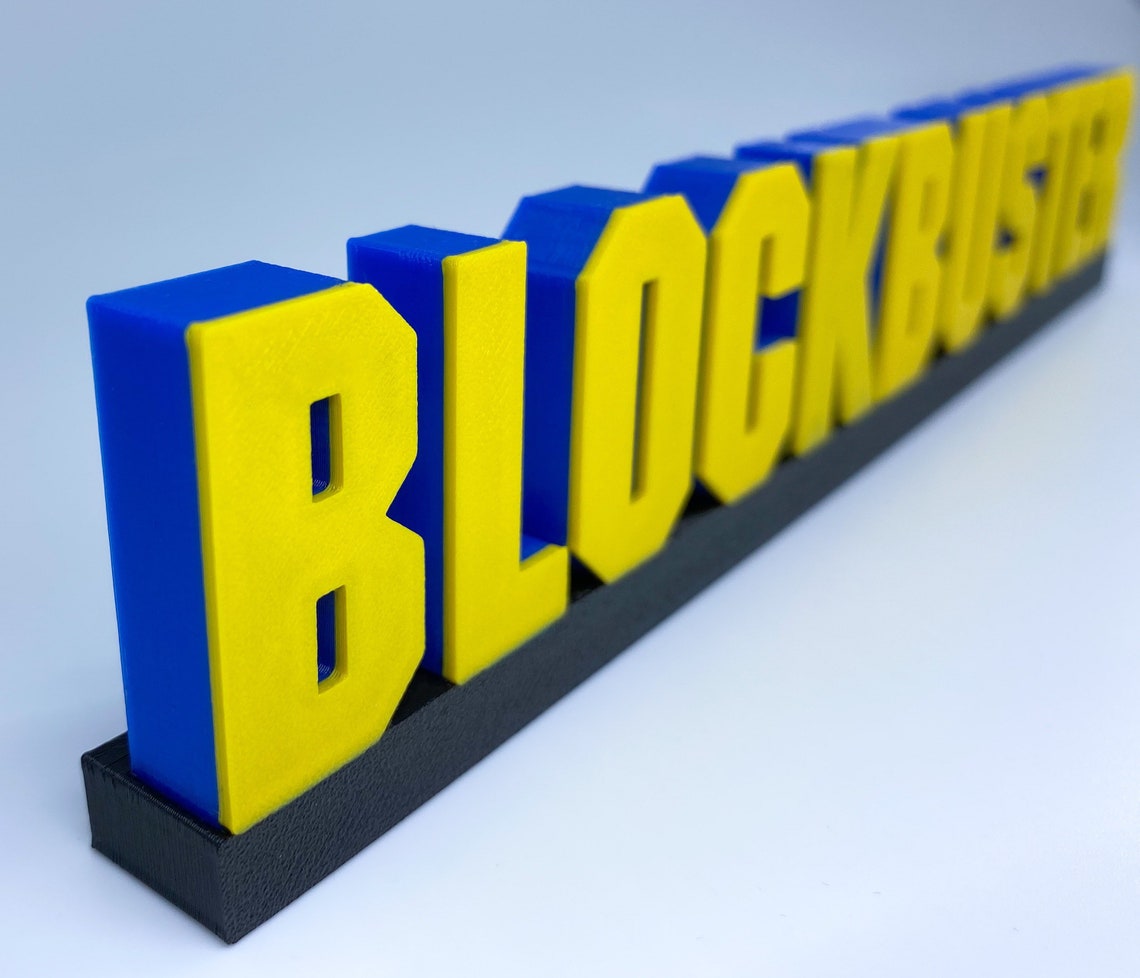 Blockbuster Video Decoration Sign | Etsy