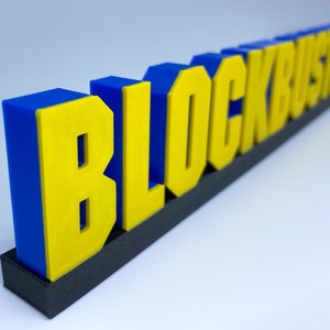 Blockbuster Video Decoration Sign - Etsy