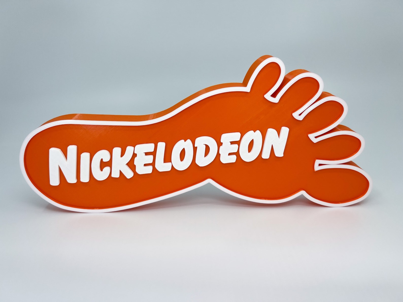 Nickelodeon Foot Logo Sign - Etsy Australia