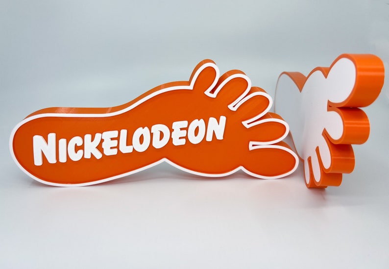 Nickelodeon Foot Logo Sign - Etsy Australia