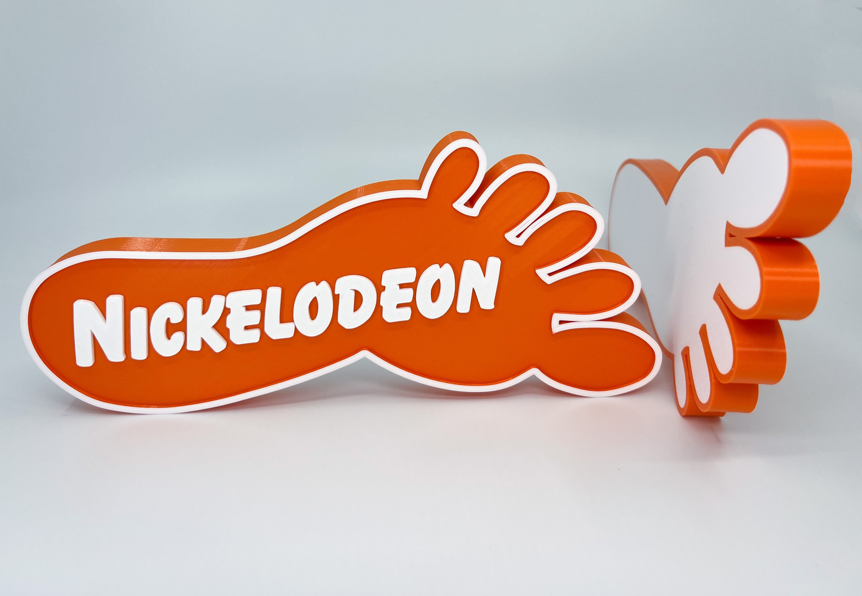 Nickelodeon Foot Logo Sign - Etsy UK