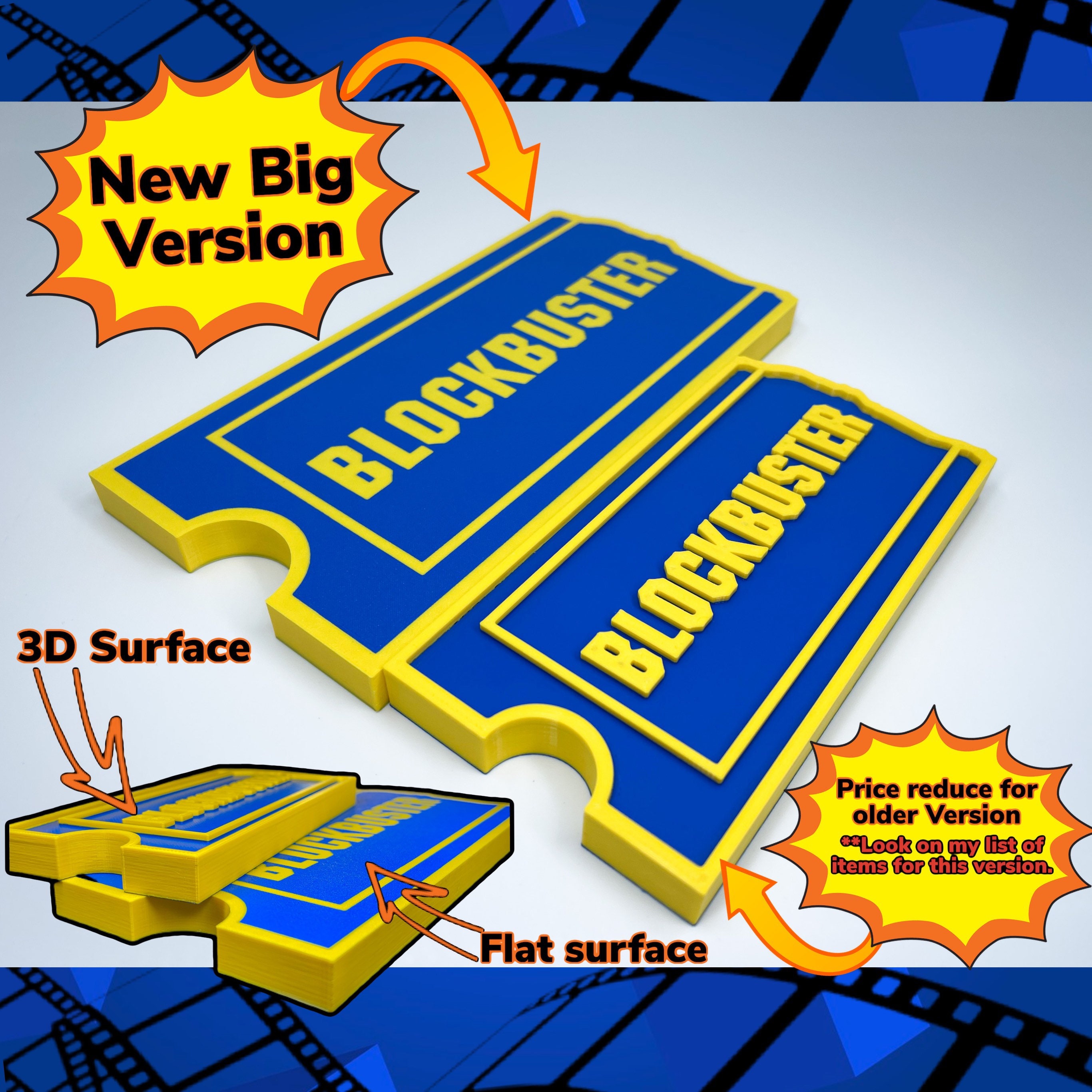 Blockbuster Video Decoration Sign | Etsy