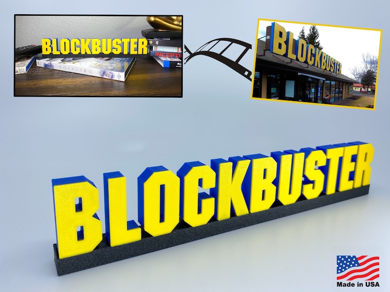 Blockbuster Video Decoration Sign - Etsy