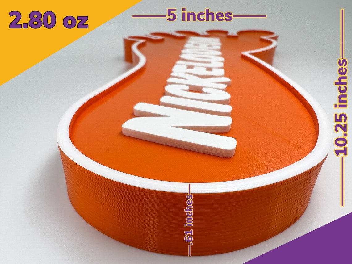 Nickelodeon Foot Logo Sign | Etsy