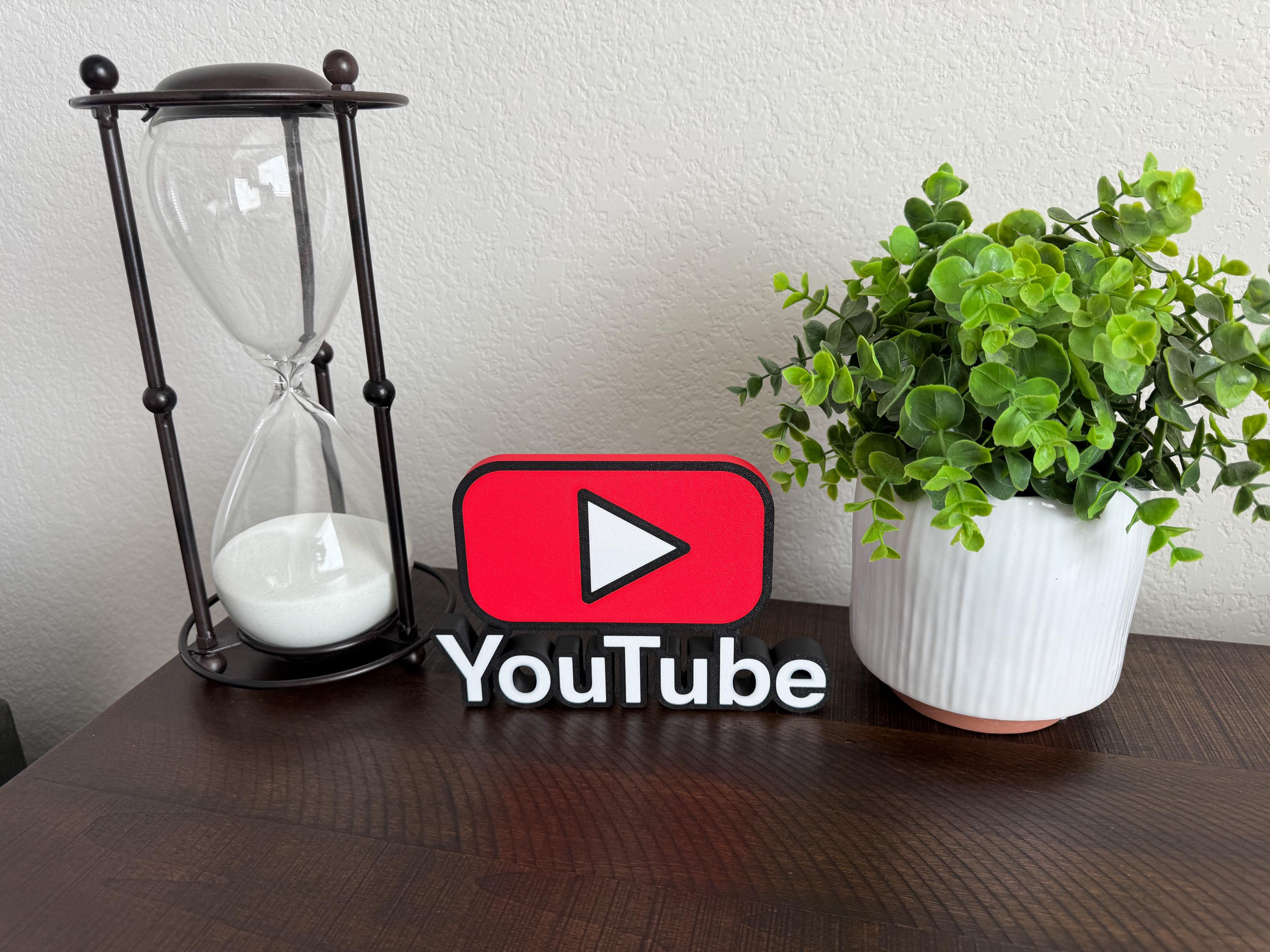 Youtube Logo Decoration Sign - Etsy