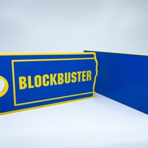 Blockbuster Video Decoration Sign - Etsy