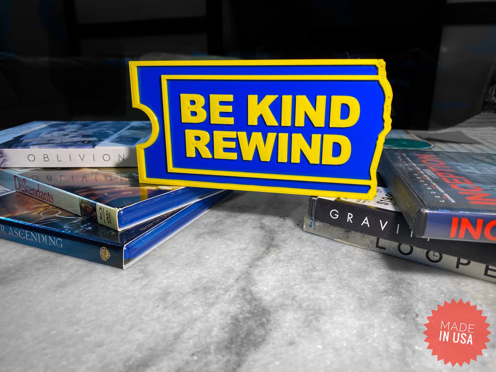 Blockbuster Video BE KIND REWIND Decoration Sign - Etsy