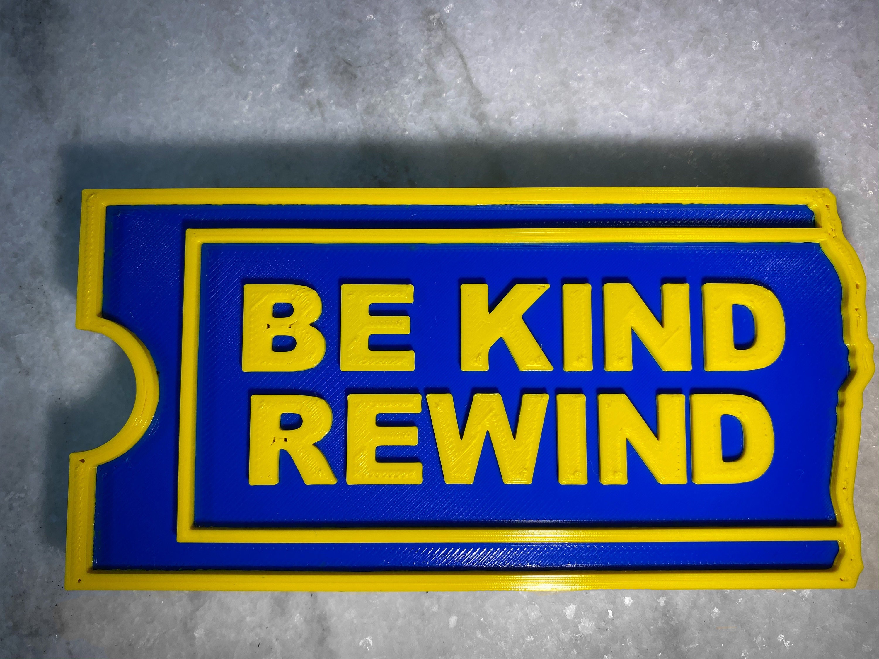 Blockbuster Video BE KIND REWIND Decoration Sign - Etsy