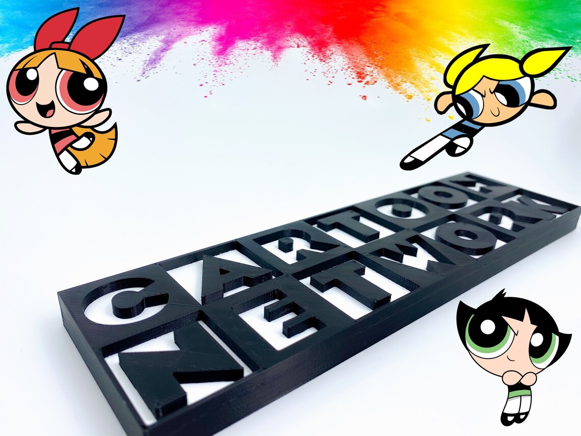 Cartoon Network Decoration Sign - Etsy