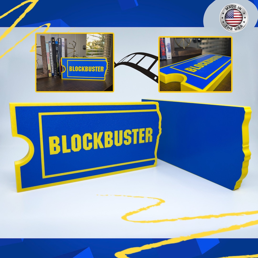 Blockbuster Video Decoration Sign - Etsy