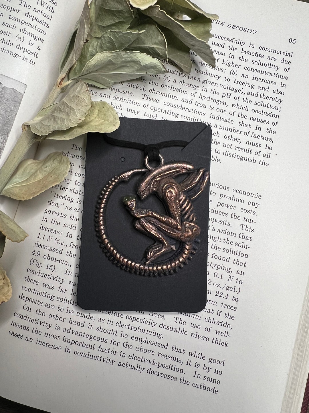 Xenomorph Queen Mother Alien // Electroformed Copper // Pendant ...