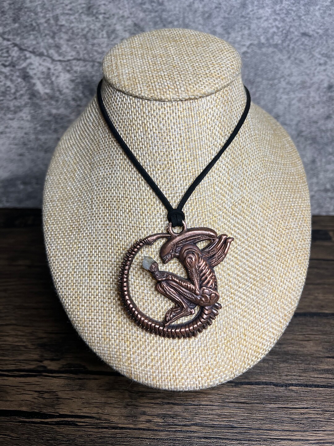 Xenomorph Queen Mother Alien // Electroformed Copper // Pendant ...