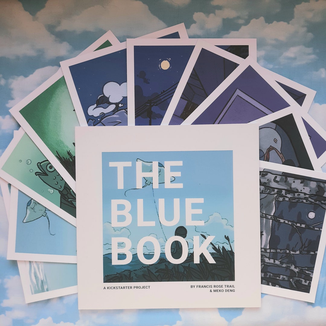 The Blue Book: an Ekphrastic Poetry Collection - Etsy