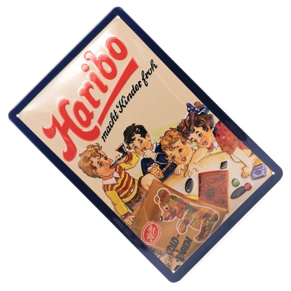 HARIBO Nostalgie Retro Reklame Blechschild Küchenschild - Etsy.de