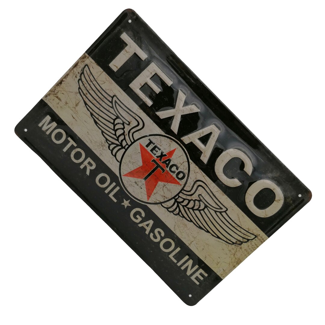 Retro Gas Station Tin Sign Suitable for TEXACO Fans - Etsy