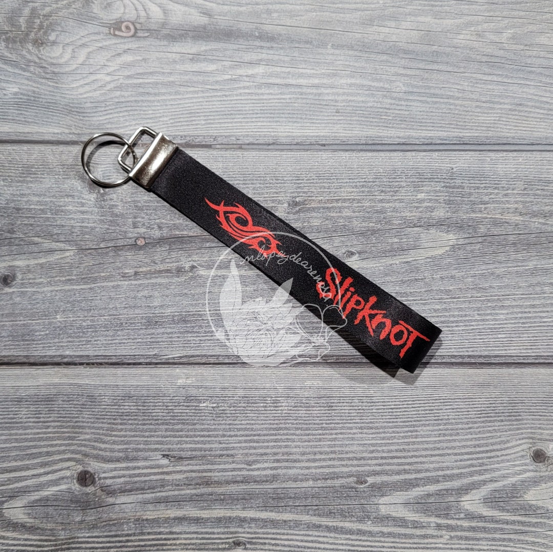 Slipknot Logo Keychain FOB Wristlet - Etsy