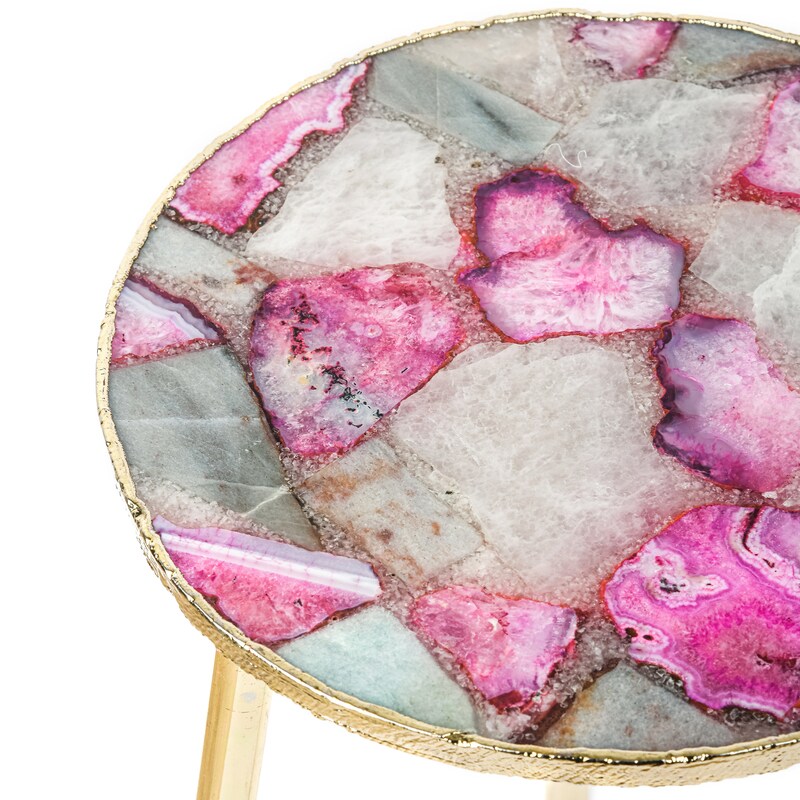 Agate End Table - Etsy