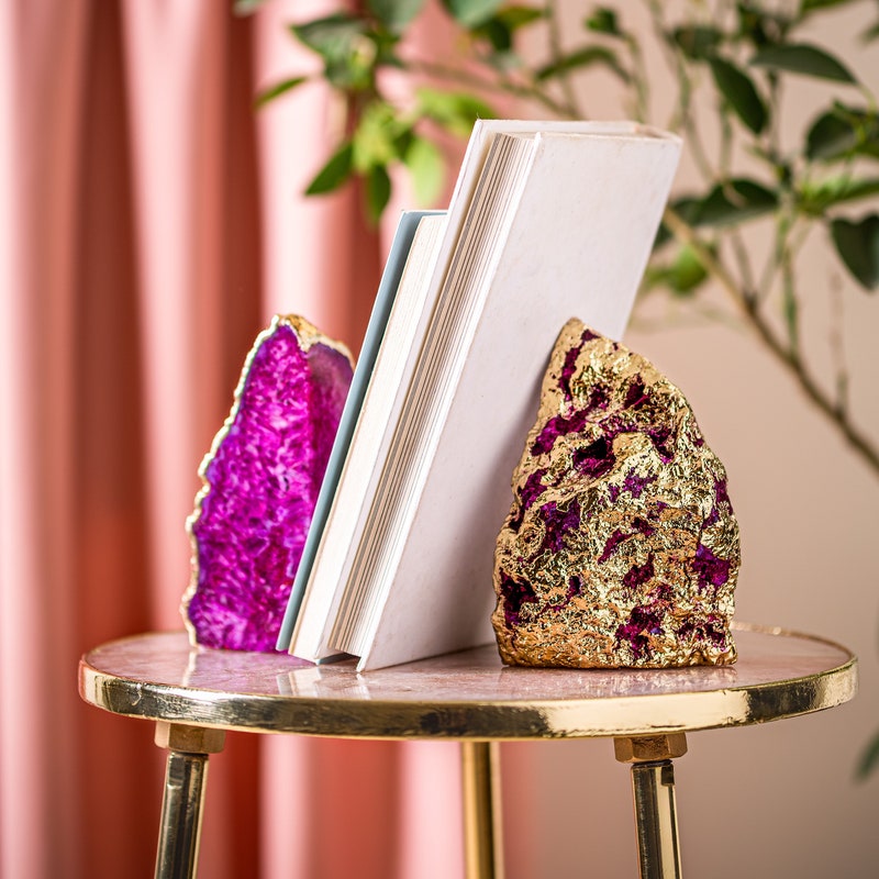 Agate Bookends - Etsy